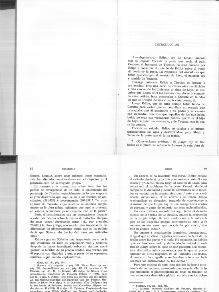Edipo Séneca 1-395 | PDF