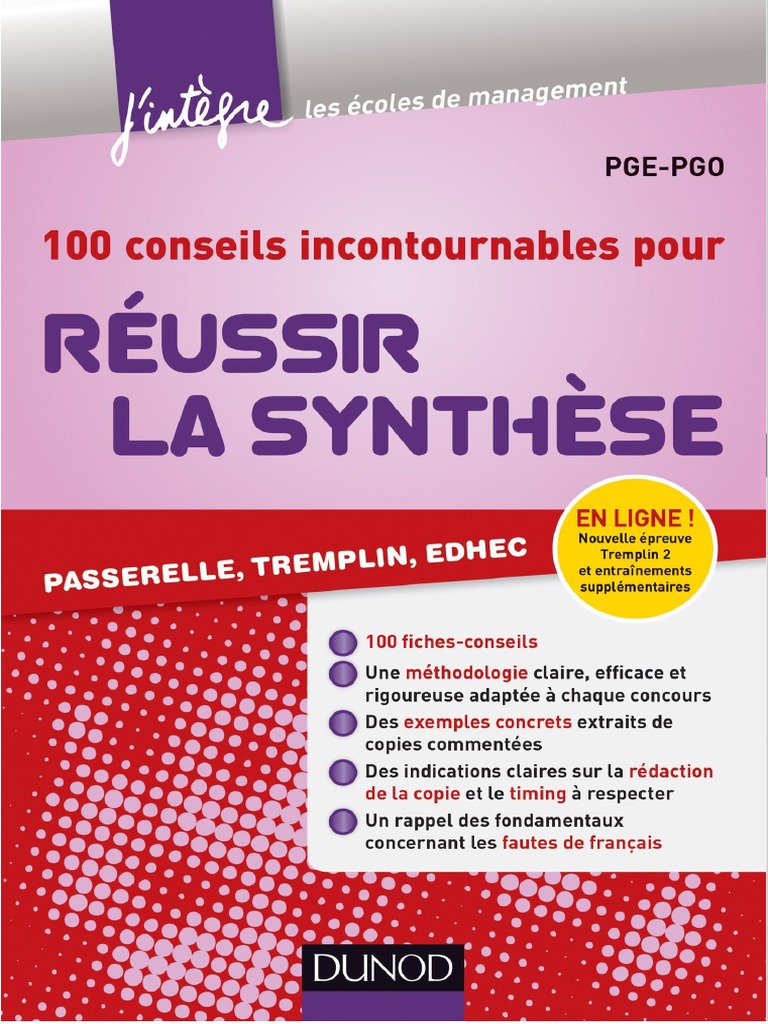 Conseils Pour Reussir La Synthese | PDF