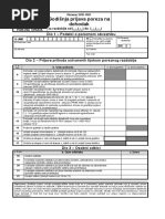 JS3120-Prijava Odjava Lica Osiguranih U Odredjenim Okolnostima | PDF