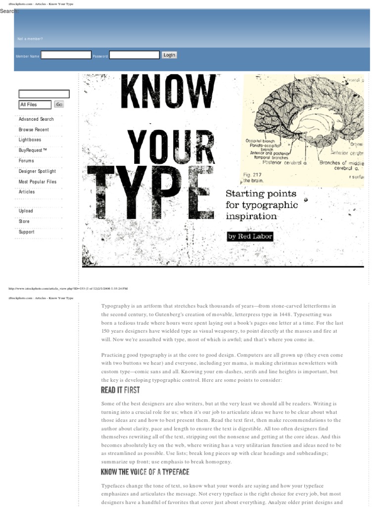 Know Your Type | PDF | Typography | Publishing