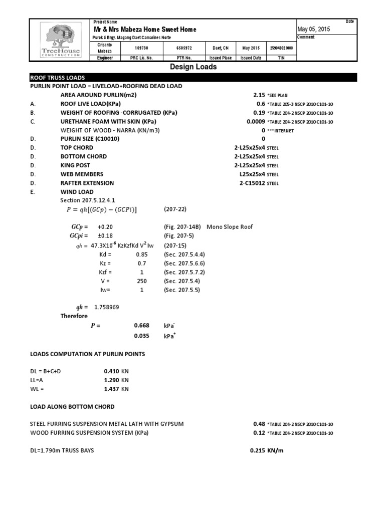 Structural Design Load Criteria | PDF