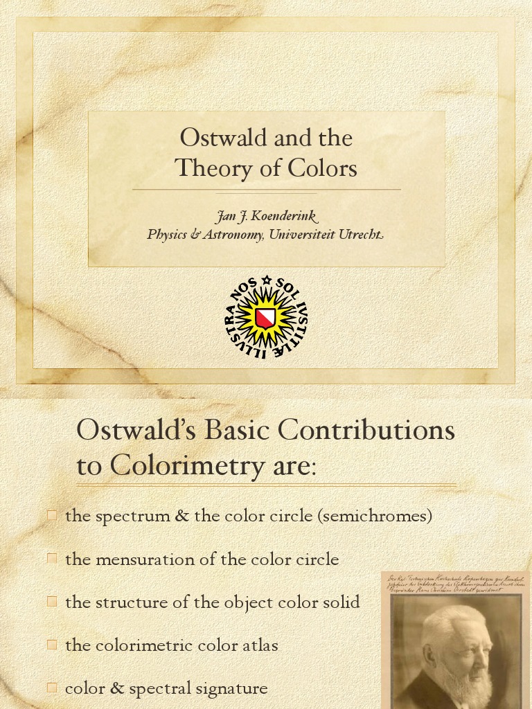 Ostwald and The Sistem of Color | PDF | Spectrum | Color