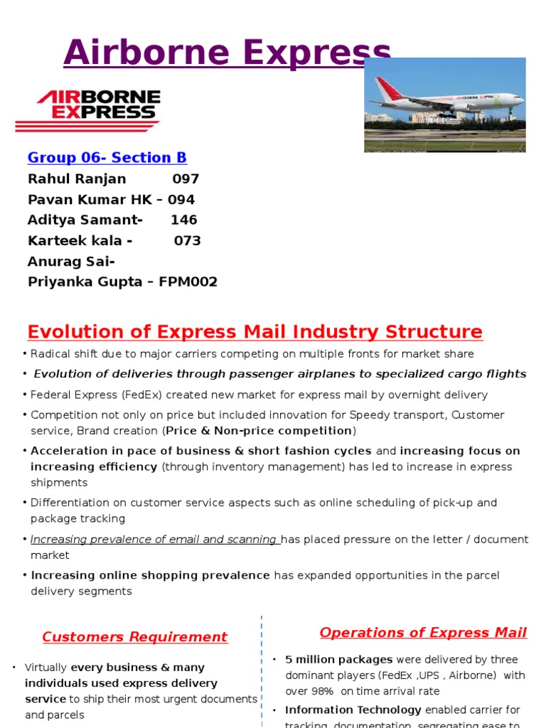 Air Borne | PDF | United Parcel Service | Cargo