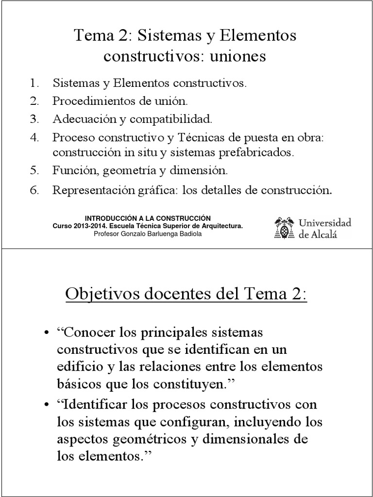 Sistemas y Elementos Constructivos en Edificios | PDF | Fundación ...