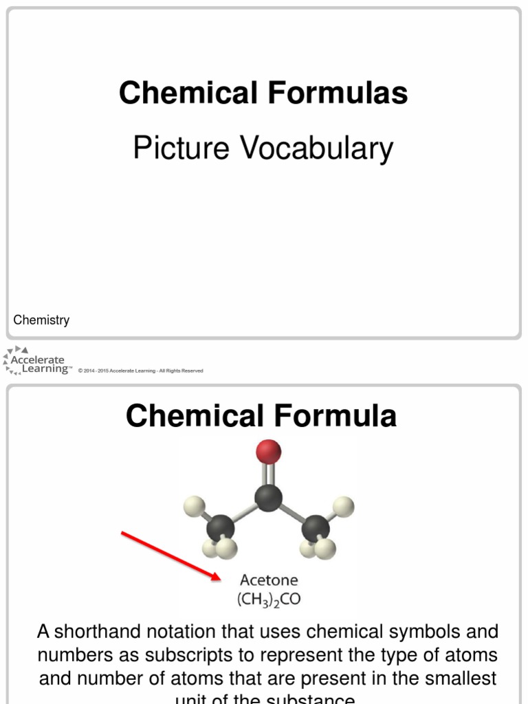 Chemistry Picture Vocabulary - Bonding | PDF | Molecules | Chemical Bond