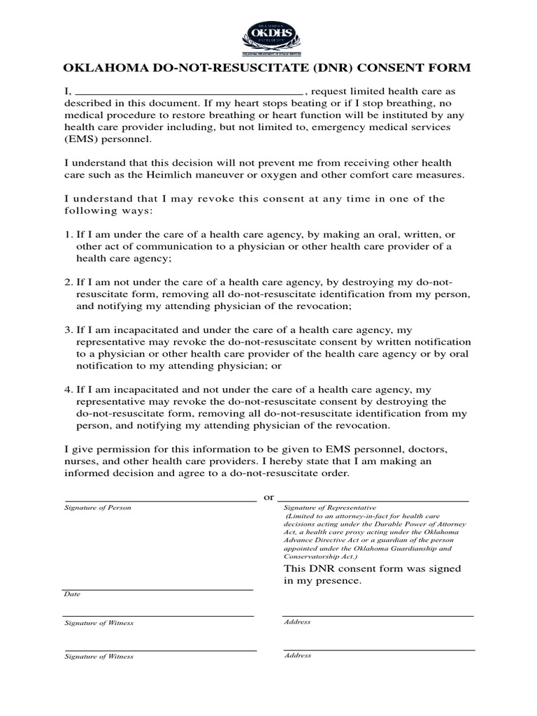 DNR Form Pasien Dokter | PDF | Cardiopulmonary Resuscitation | Health Care