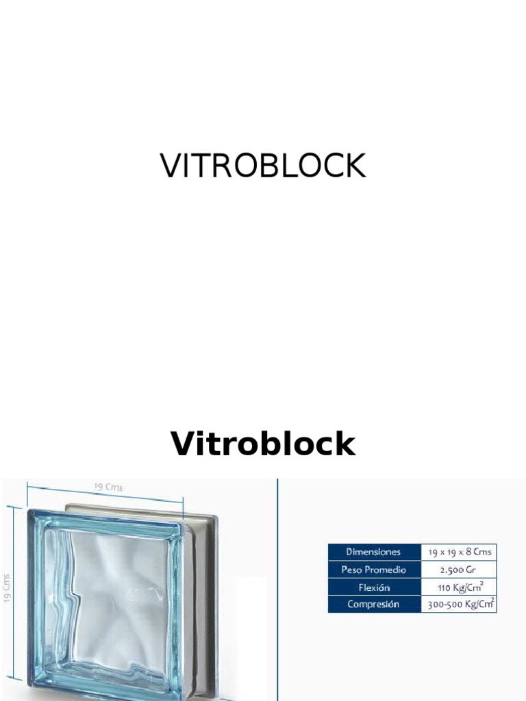 Vitro Block Instalacion | PDF | Aluminio | Science