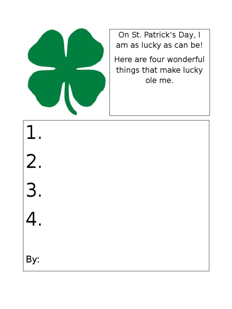 On St. Patrick's Day, I Am As Lucky As Can Be! Here Are Four Wonderful ...