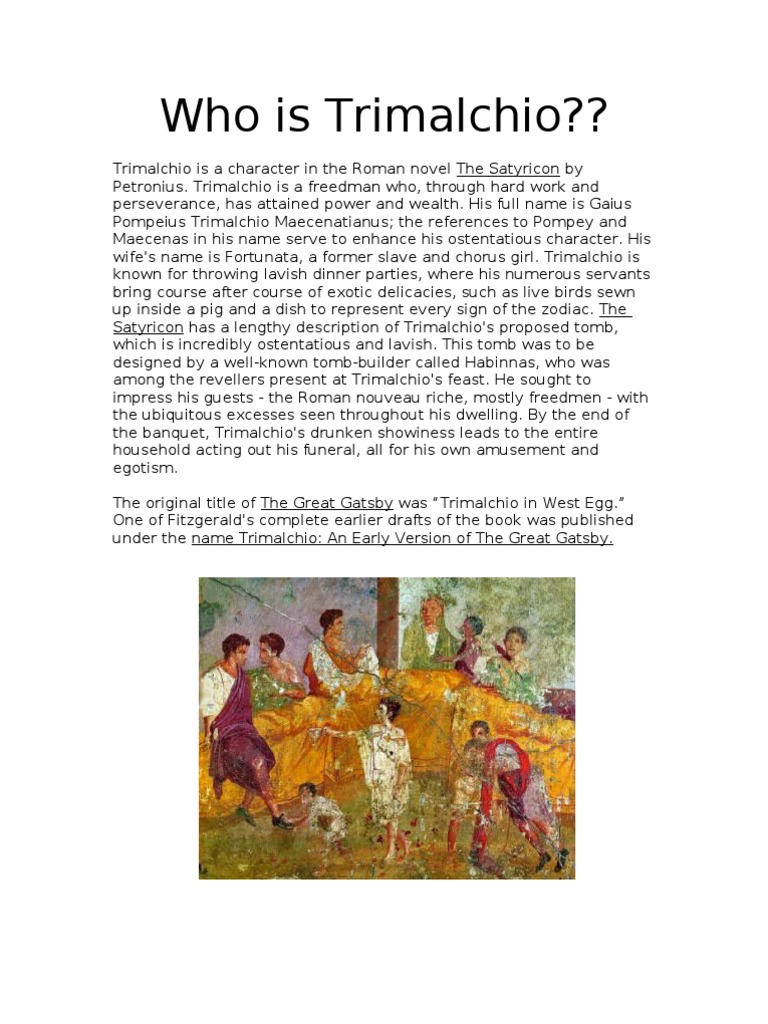 Who is Trimalchio