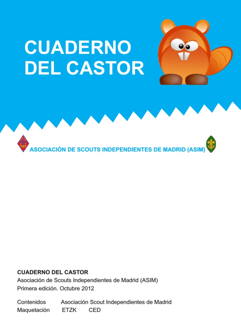 Cuaderno de Castores | PDF | Castor | Exploración