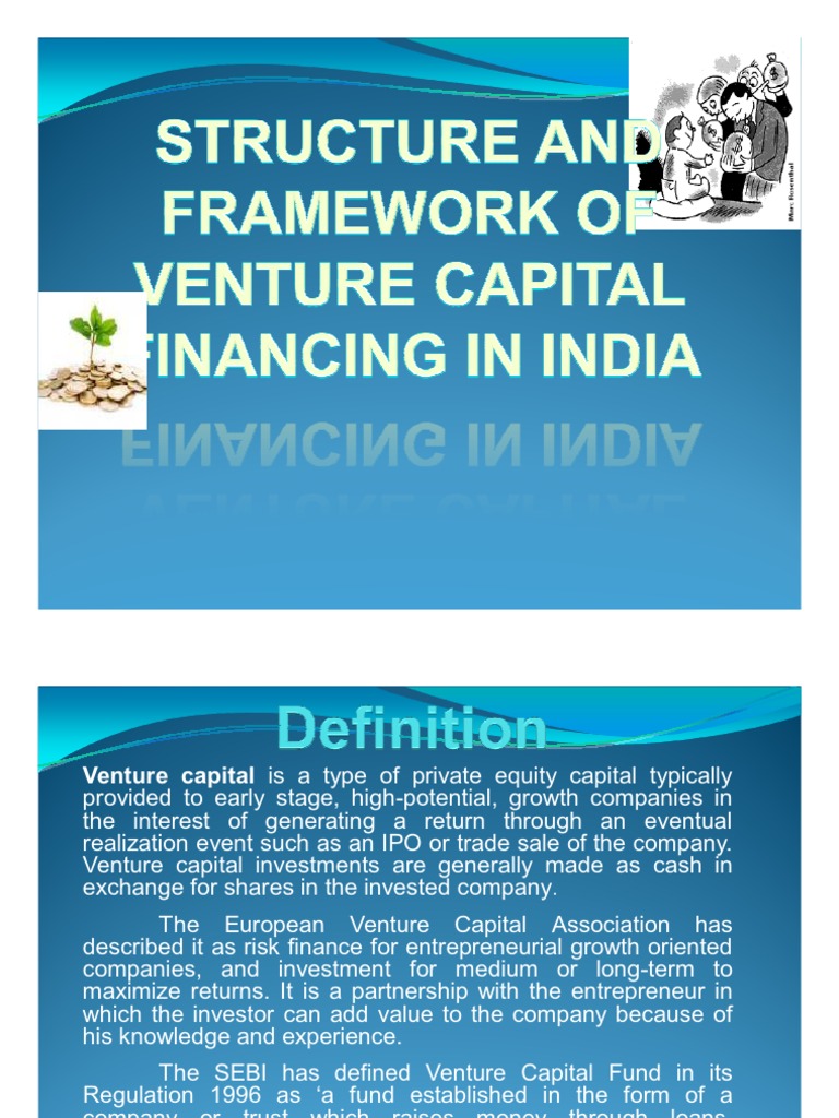Structure and Framework of Venture Capital Financing in India | Tech ...