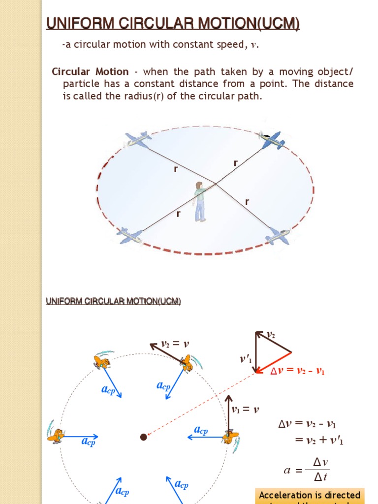 Uniform Circular Motion | PDF | Acceleration | Mass