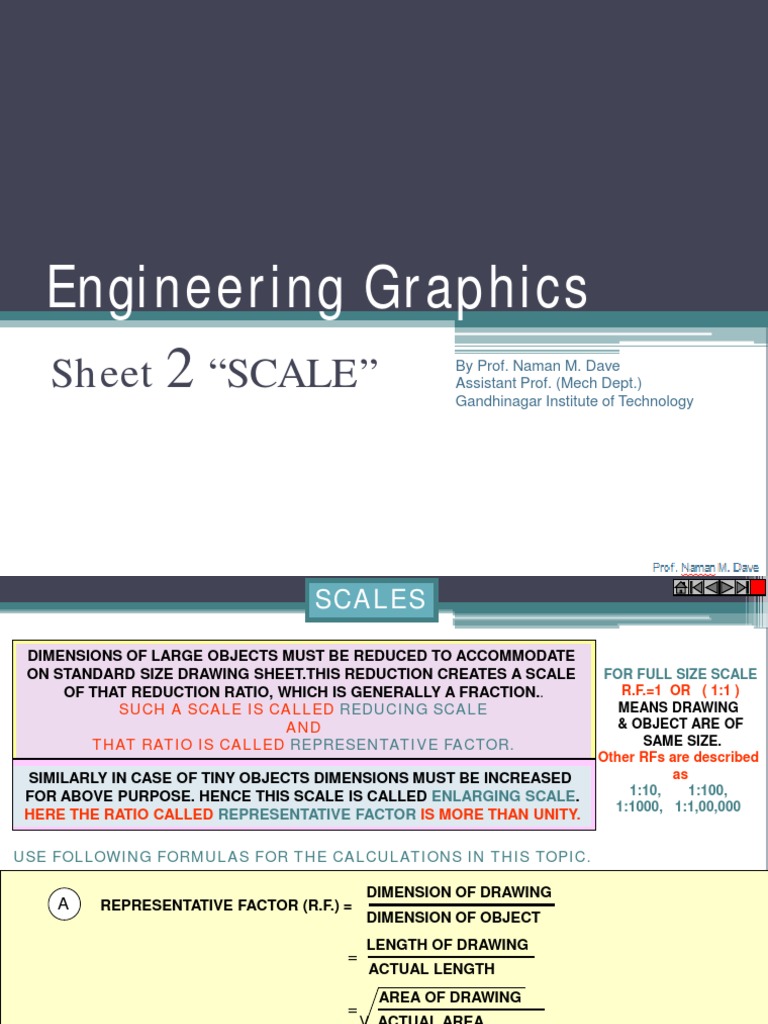 Scales: Engineering Graphics | PDF | Metre | Foot (Unit)