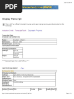 Unofficial Transcripts - Ivy Tech Community College | PDF | Course ...