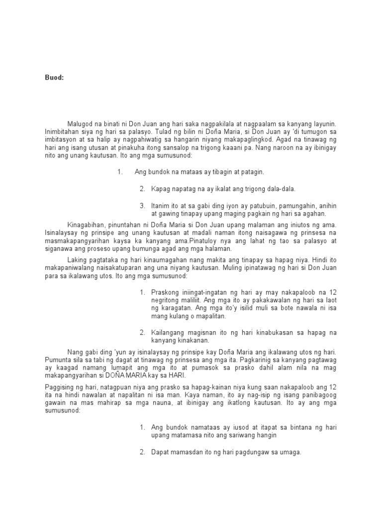 Ang Utos Ni Haring Salermo | PDF