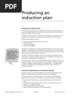 Induction Report Form For New Employee: Human Resource Dept | PDF