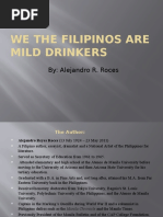 Life and Works Of: Alejandro R. Roces | PDF