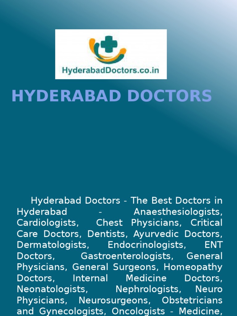 List of Doctors in Hyderabad - Hospitals in Hyderabad - Clinics in ...