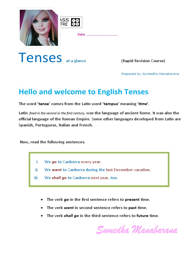 Grammar at A Glance | PDF | Grammatical Tense | Latin