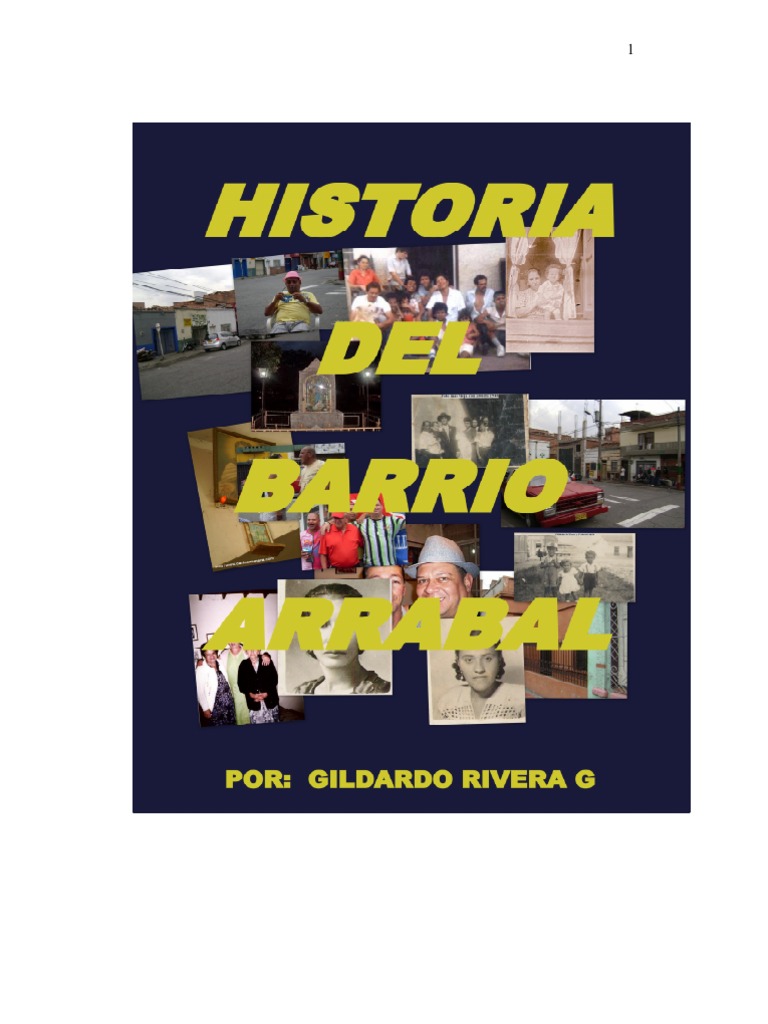 Luis Gildardo Rivera G-Historia Barrio Arrabal | PDF | Tranvía ...