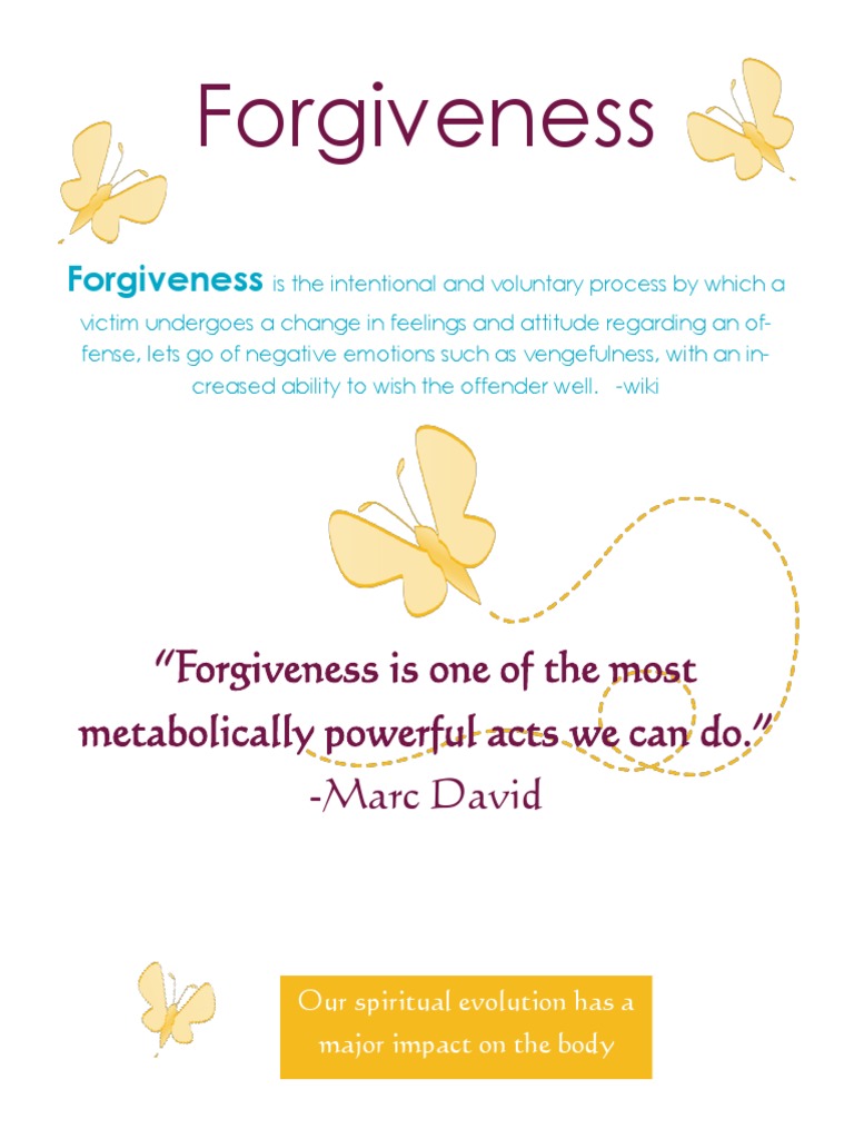 Forgiveness Workshop | PDF | Forgiveness | Emotions