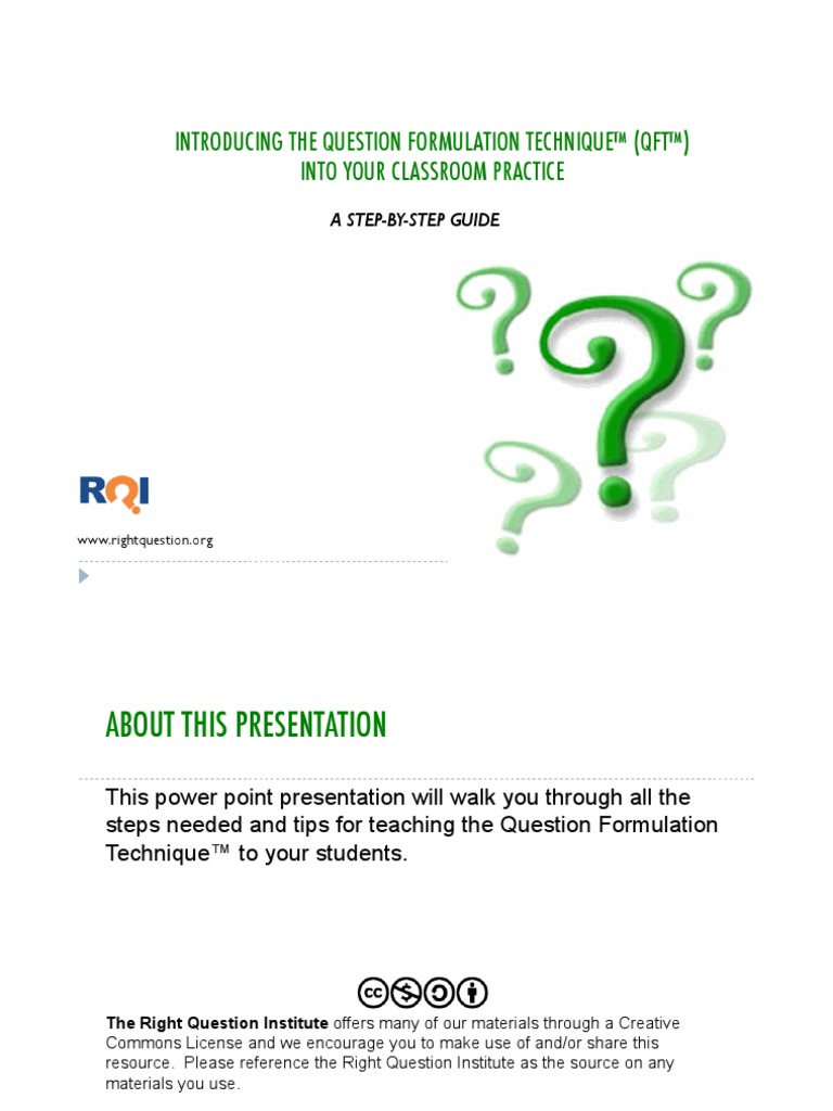 Introducing The QFT Into Your Classroom Practice | PDF | Quality Of Life | Applied Psychology