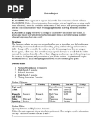 Debate Scoring Sheet | PDF