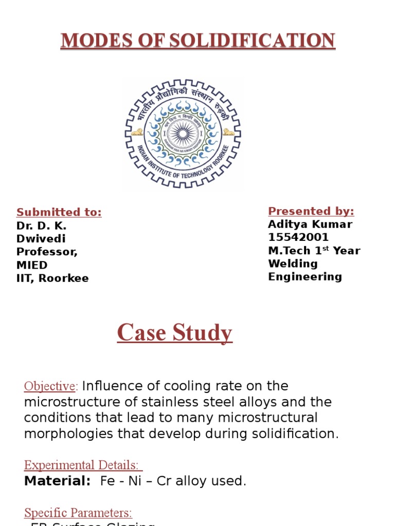 Modes of Solidification | PDF | Microstructure | Alloy