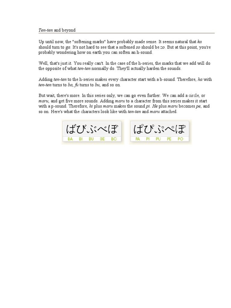 Understanding Japanese Sound Changes | PDF | Language Arts & Discipline ...