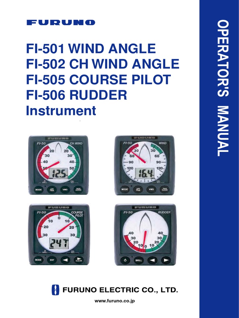 FI-50 Series Instrument Manual | PDF | Electrical Connector | Cable