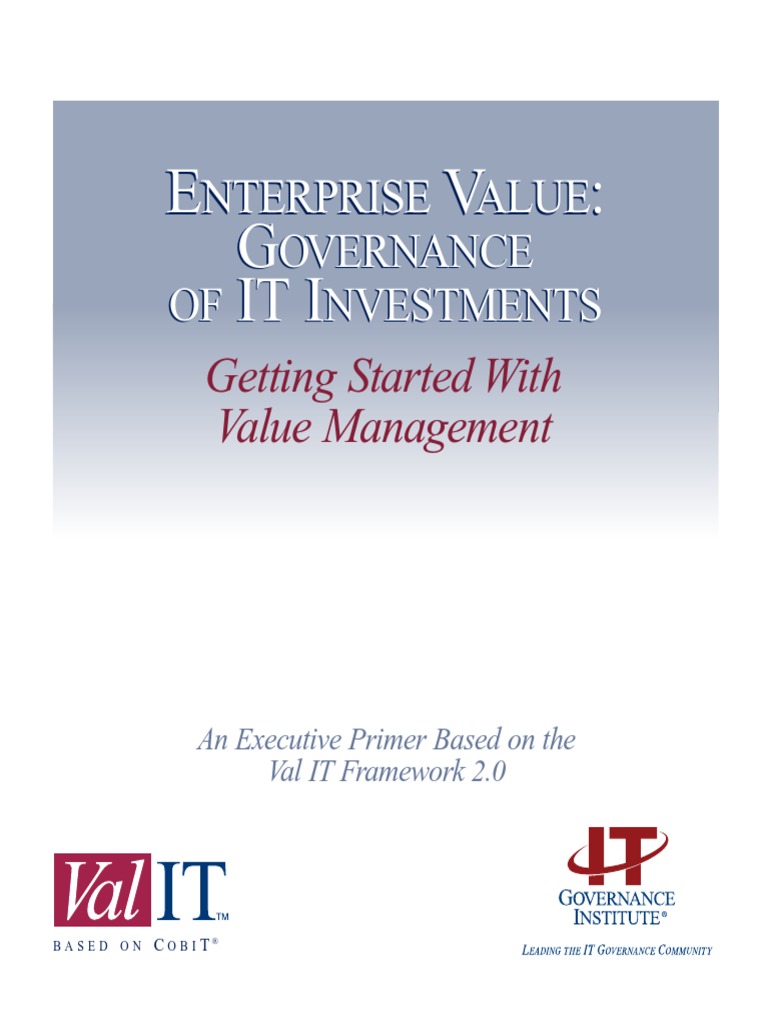 Getting Started With Value Management | PDF | Evaluation | Governance