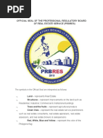 Official Seal of The Professional Regulatory Board | PDF | Nature