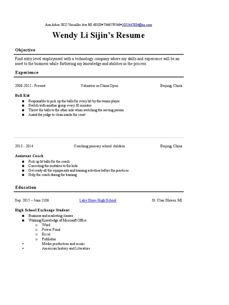 Resume Li | PDF