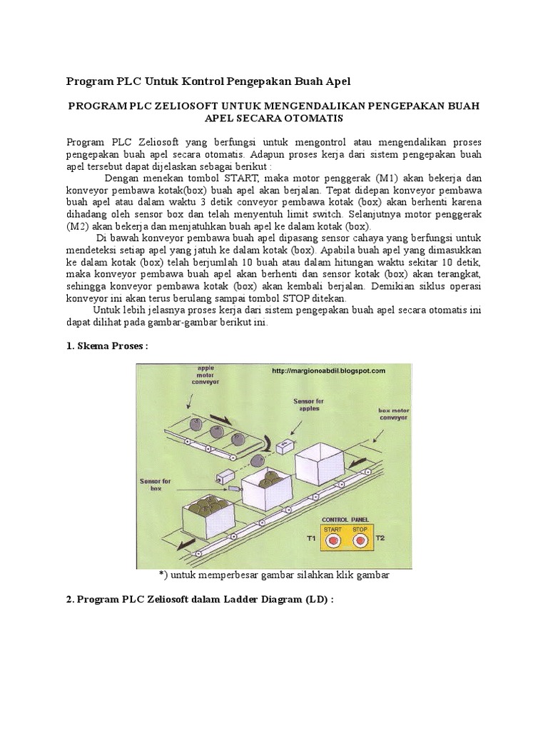 Program PLC Untuk Kontrol Pengepakan Buah Apel | PDF | Komputer