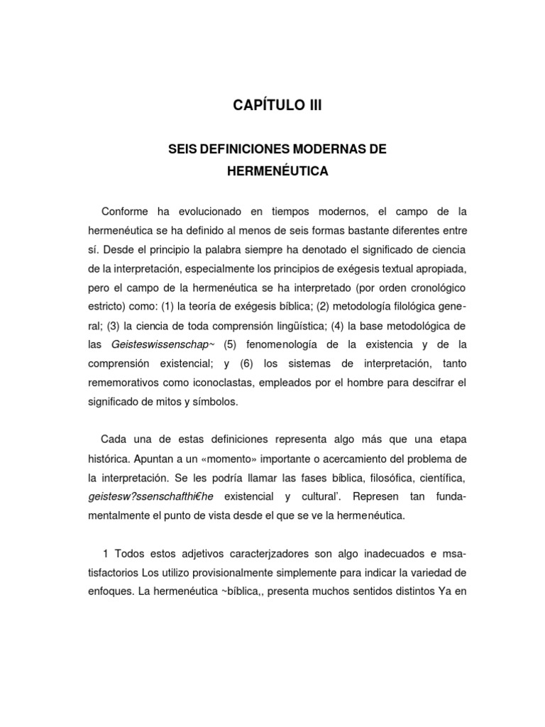 03 - Seis Definiciones de Hermen Utica | PDF | Hermenéutica Bíblica | Hermenéutica