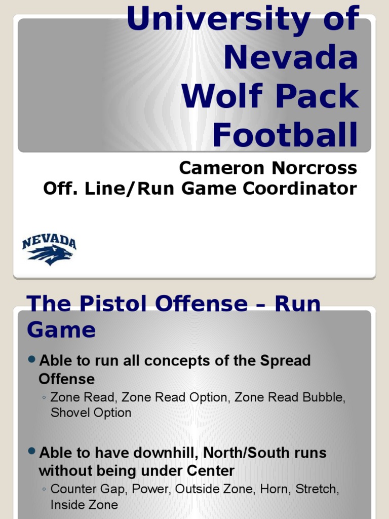 Pistol Offense Run Game Strategies | PDF | American Football Teams ...