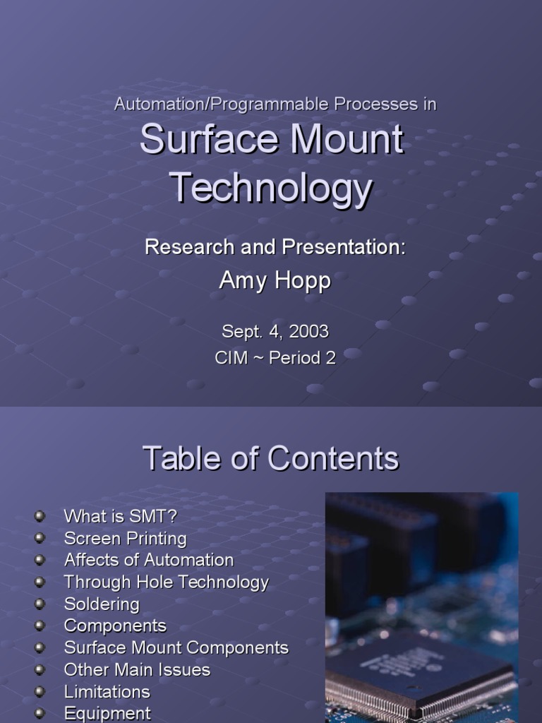 Surface_Mount_Technology.ppt | Printed Circuit Board | Soldering