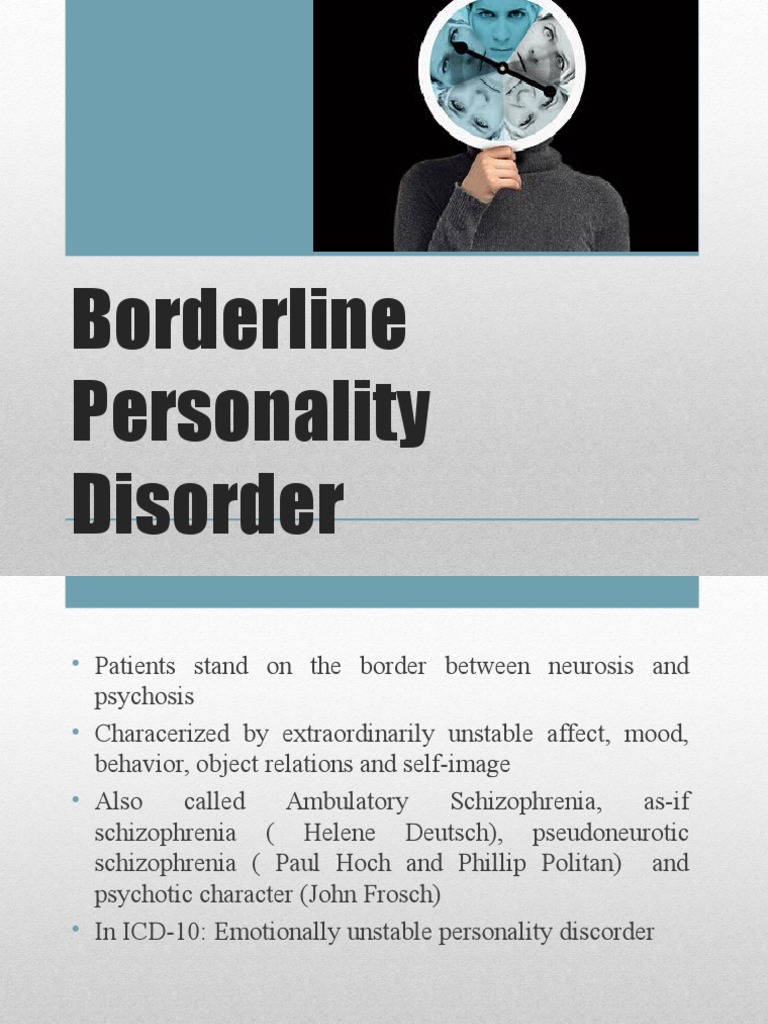 Borderline Personality Disorder | Borderline Personality Disorder ...
