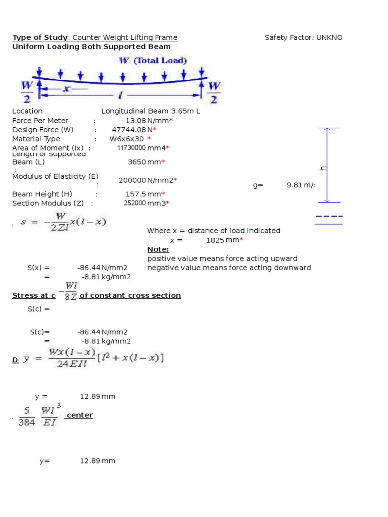 Padeye | PDF | Beam (Structure) | Elasticity (Physics)