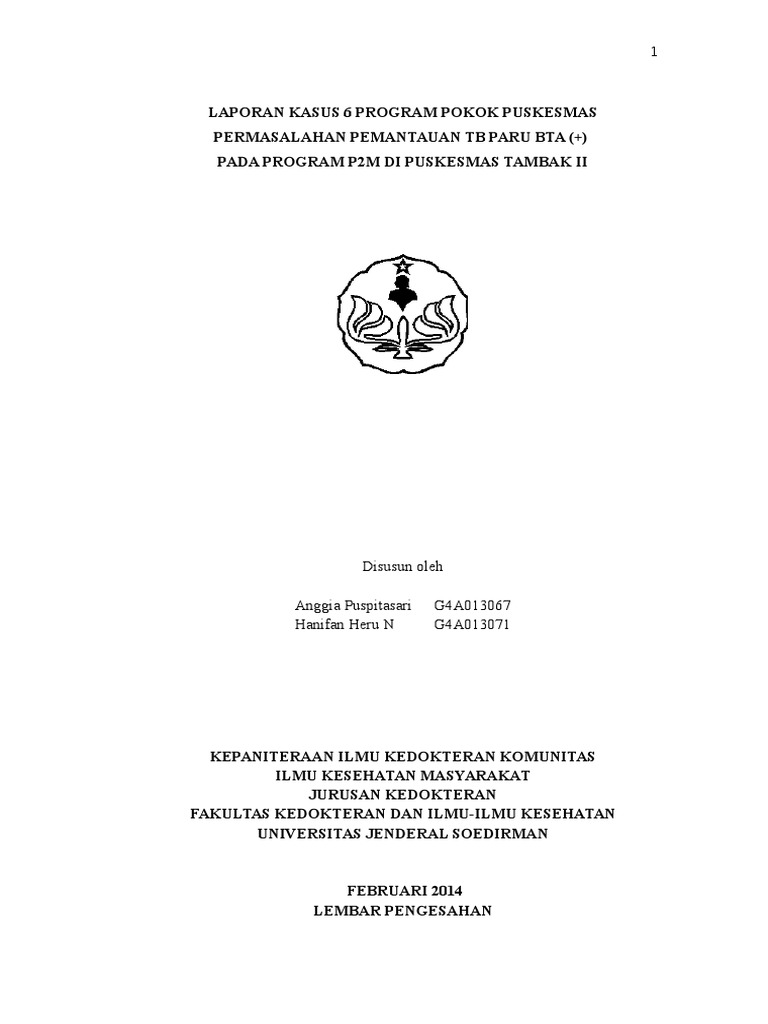 Contoh Evapro TB - Anggia Heru | PDF