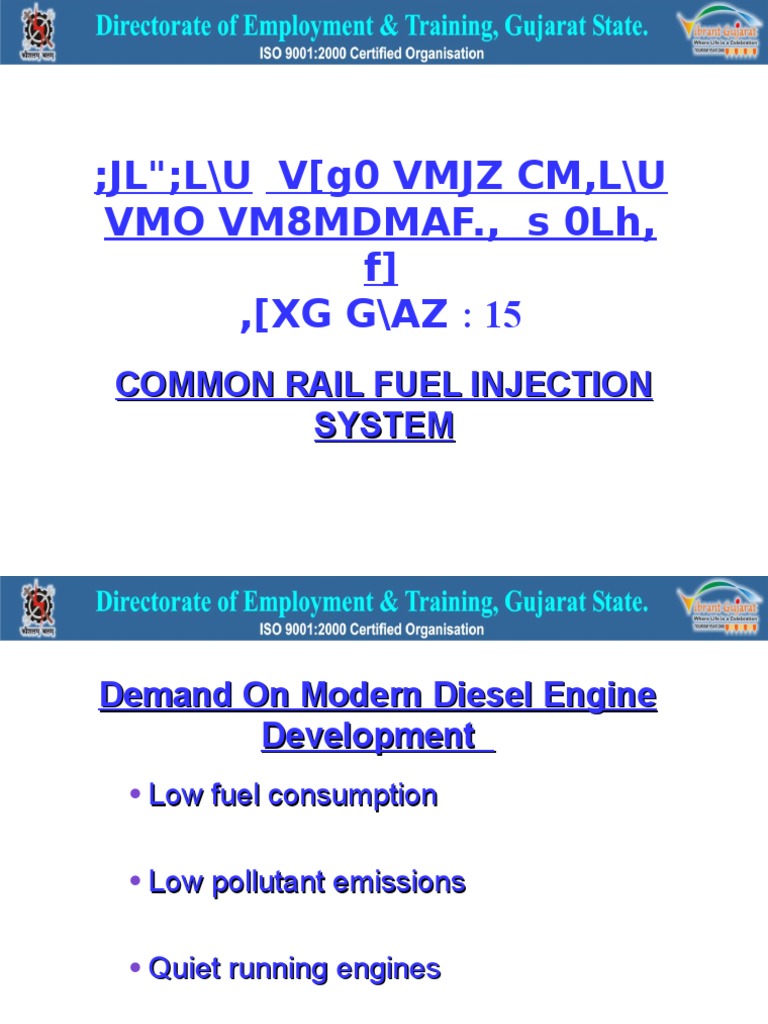 Electronic Diesel Fuel System (Common Rail) | PDF | Fuel Injection | Diesel Engine
