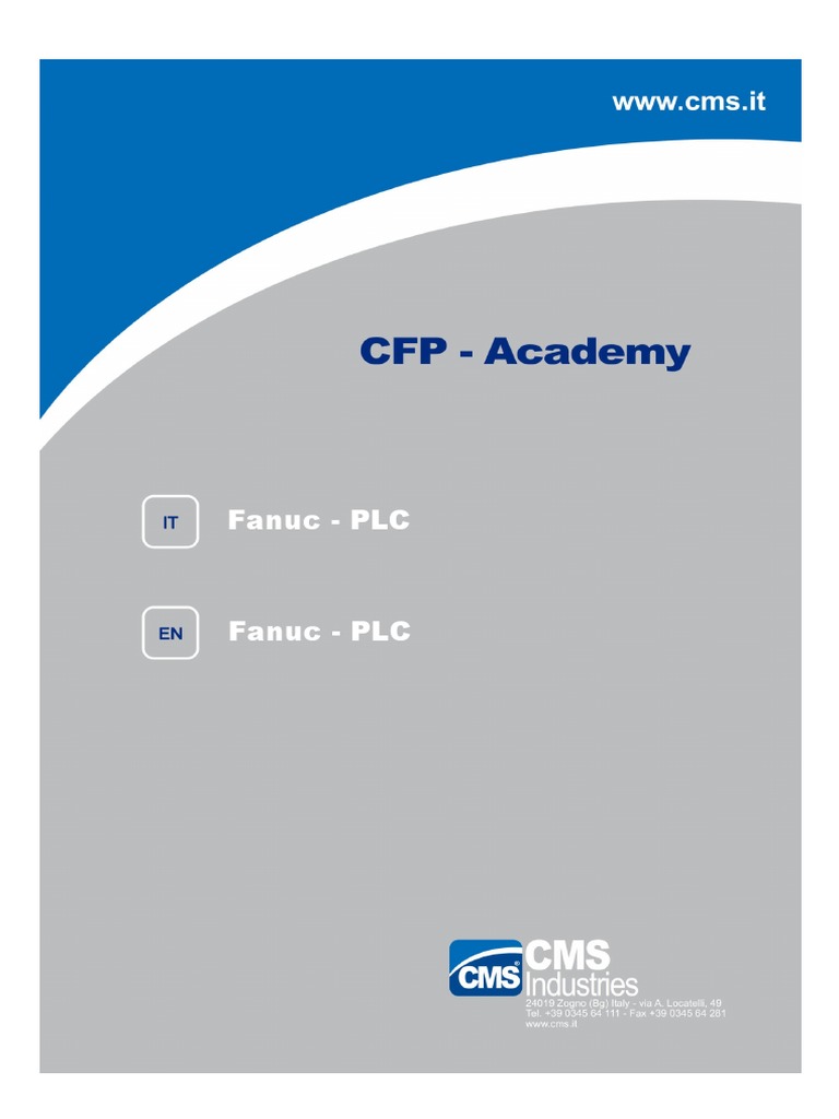04 - Fanuc - PLC - EN PDF | PDF | Programmable Logic Controller | Numerical Control