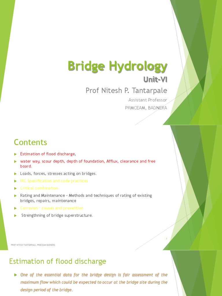Bridge Hydrology: A Comprehensive Guide to Designing Bridges Through ...
