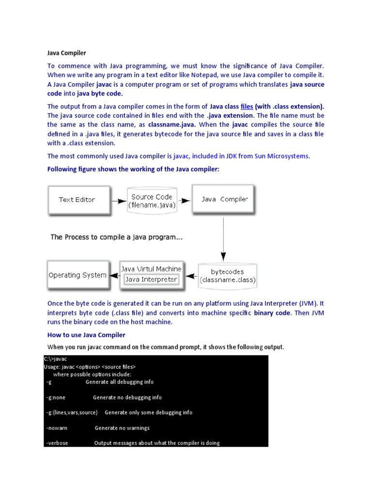 Code Into Java Byte Code. (With .Class Extension) | PDF | Java ... Code Into Java Byte Code. (With .Class Extension) | PDF | Java ...