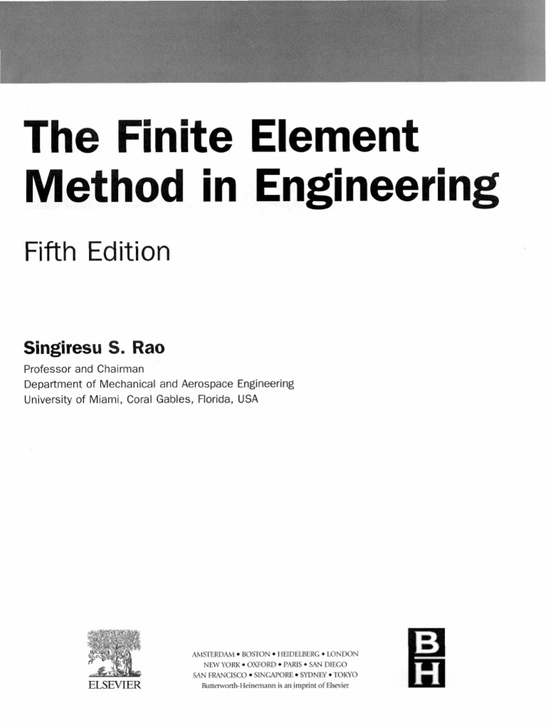 The Finite Element Method in Engineering | PDF | Finite Element Method | Calculus Of Variations