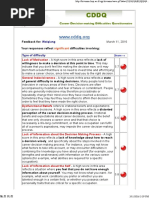 Career Decision-Making Self-Efficacy Scale | PDF | Self Efficacy ...