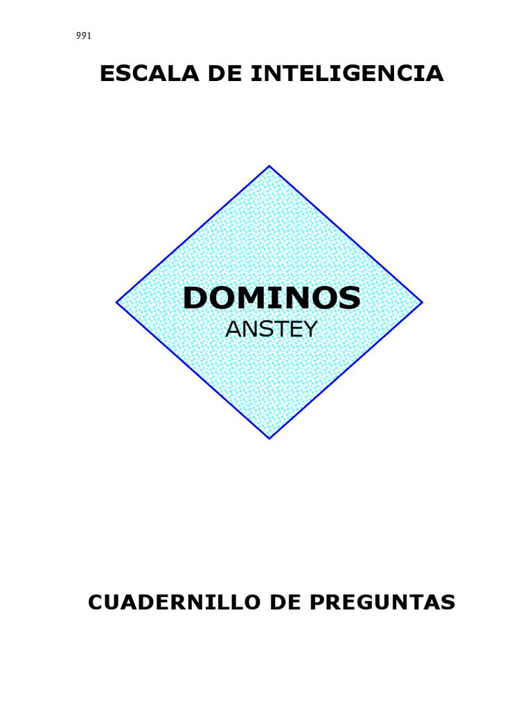 Test de Dominó para Evaluar IQ | PDF