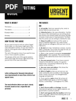 Communique Template and Instructions | PDF