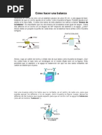 Balanza Casera con Material Reciclado | PDF