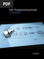 Fanuc CNC Lathe Programming Examples | PDF | Numerical Control ...